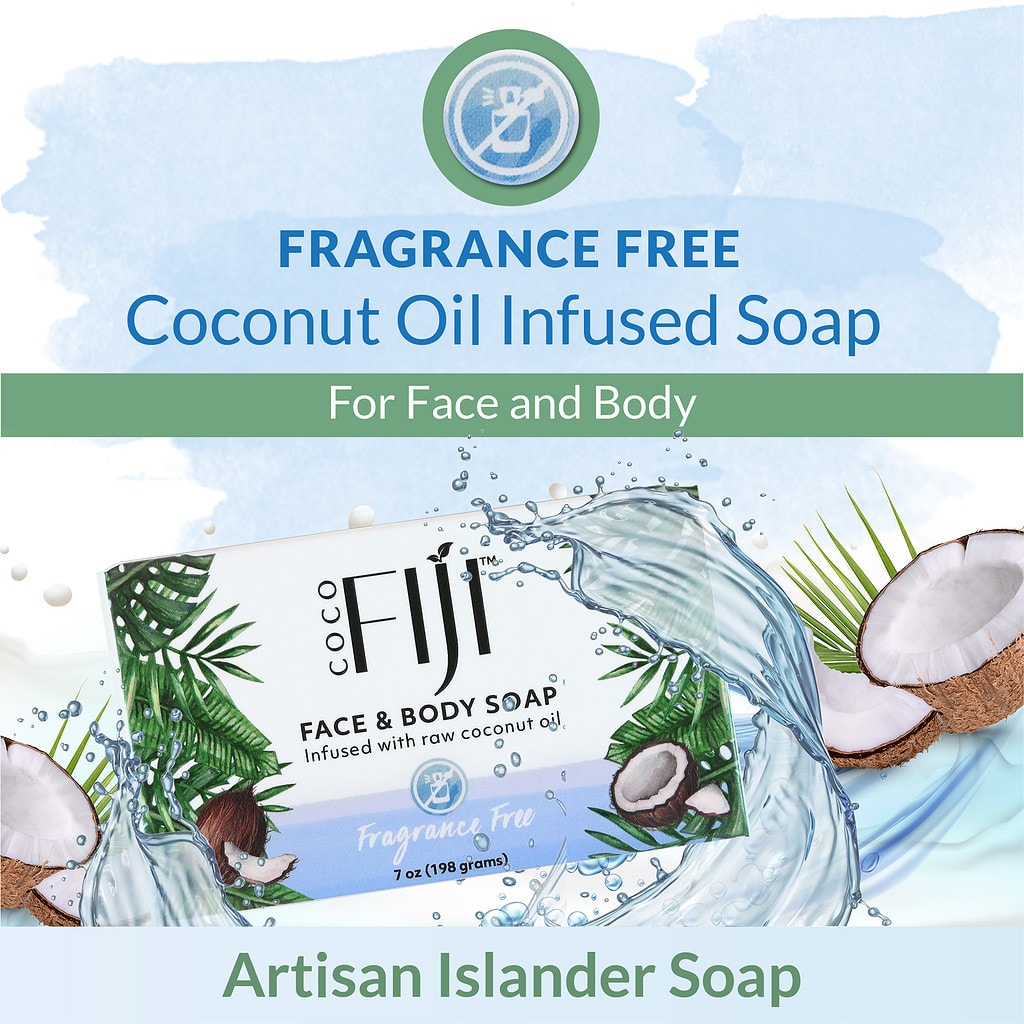 Buy Coconut Oil Infused Soap | Organic Coconut Oil Soap - Organic Fiji